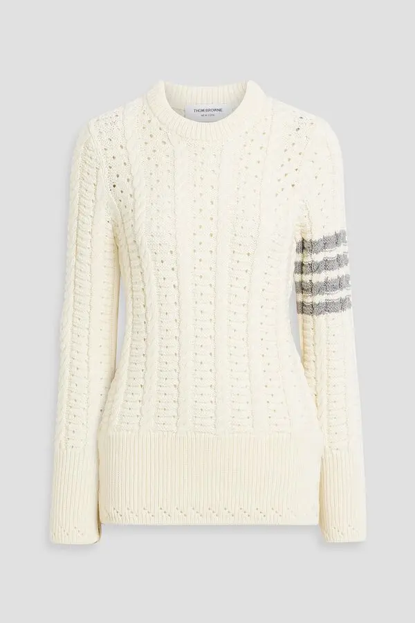 Thom Browne Striped Merino Wool Sweater