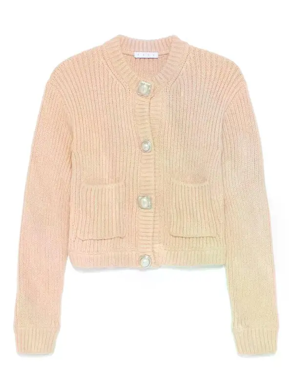 AREA Gemstone-button Cardigan