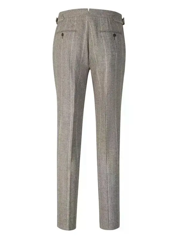 ATELIER MUNRO Striped Wool-blend Suit