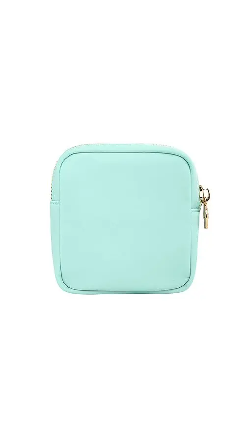 Stoney Clover Lane Shell Embroidered Mini Pouch - Teal