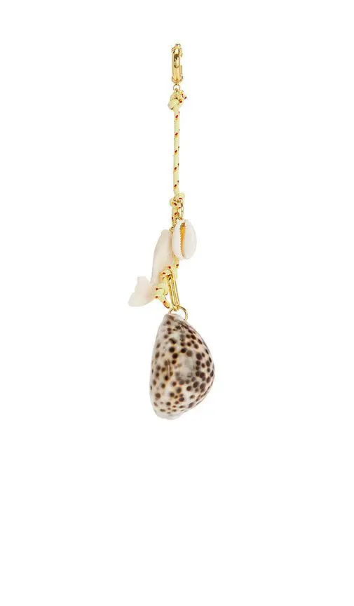 Timeless Pearly Rope & Shells Keychain