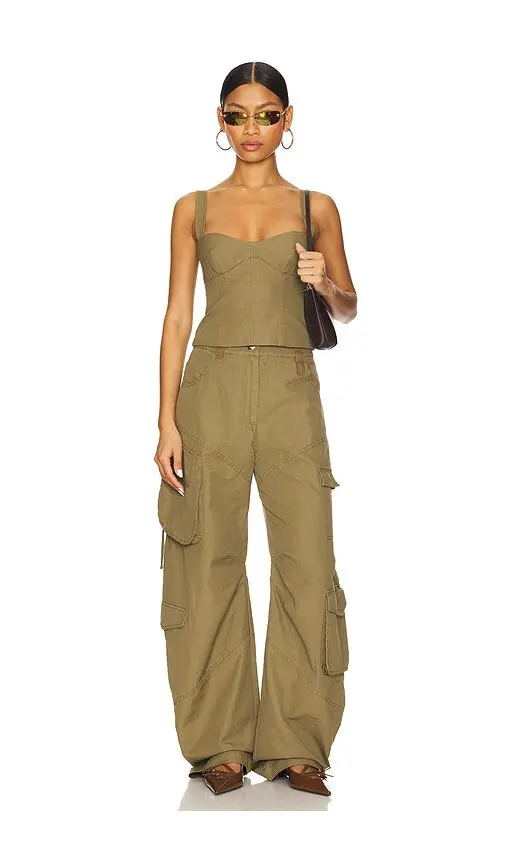 CAMILA COELHO Gigi Top - Olive