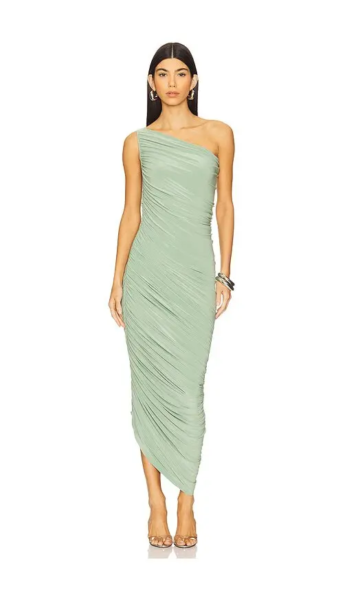 Norma Kamali Diana Gown - Sage