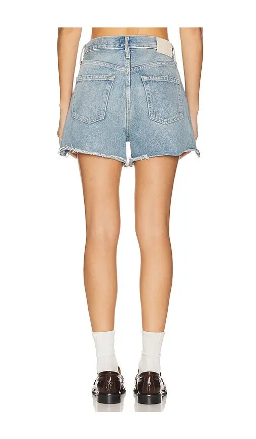 Citizens Of Humanity Marlow Vintage Distressed Denim Shorts - Blue