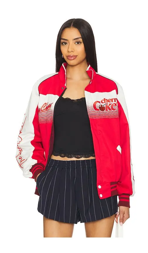 THE LAUNDRY ROOM Very Cherry Coke Racing Jacket