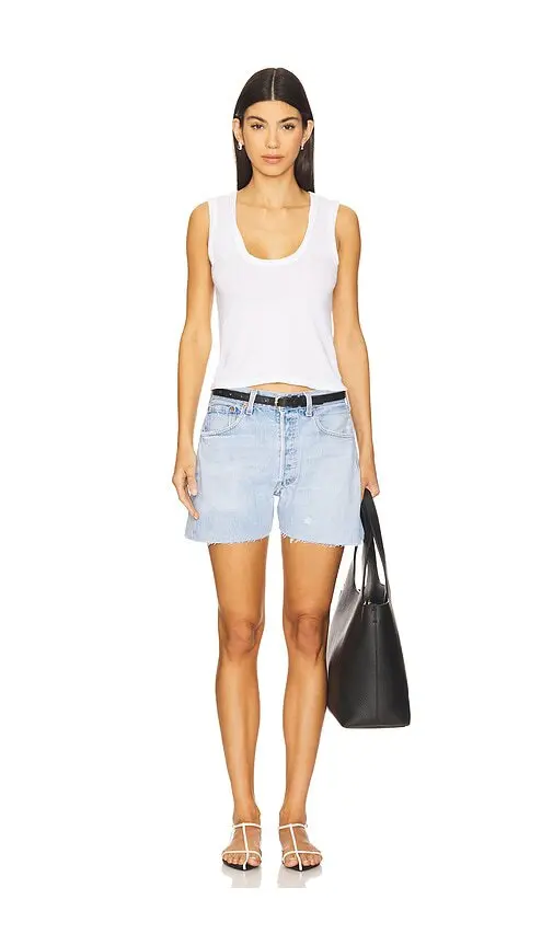 PERFECTWHITETEE Khara Scoop Tank