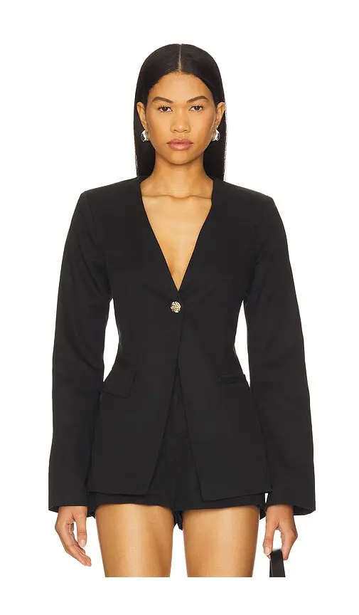 SNDYS. Emilie Fitted Blazer - Black