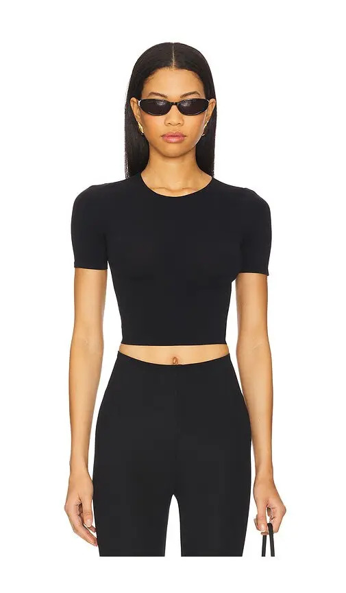 Commando Ballet Body Cropped Crewneck Tee