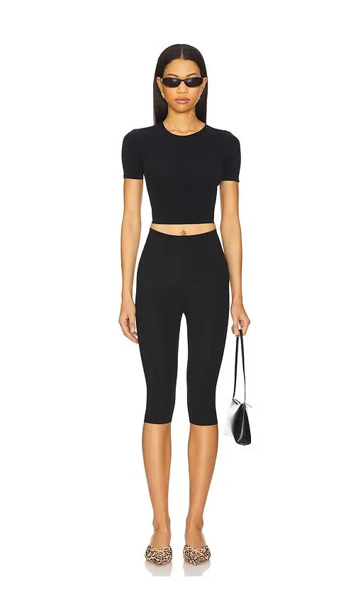 Commando Ballet Body Cropped Crewneck Tee