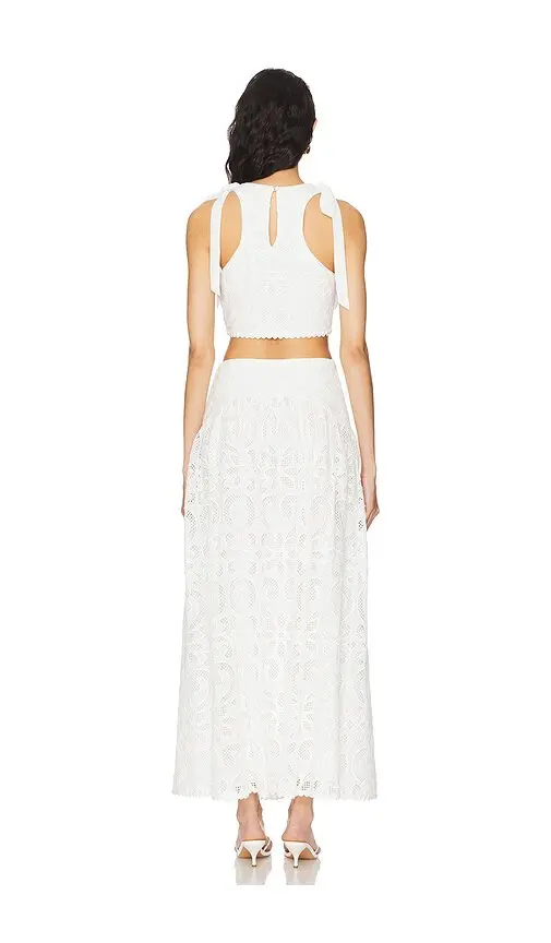Saylor Eyelet Cut-out Textured Set