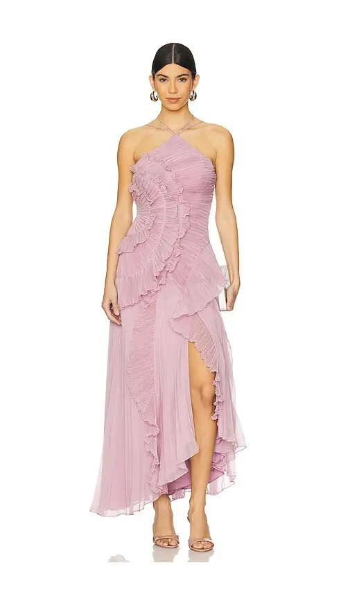 AMUR Lorelie Halter Gown