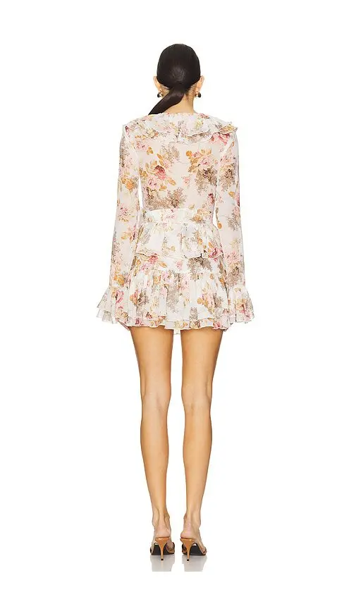 Ronny Kobo Palmero Floral Chiffon Dress