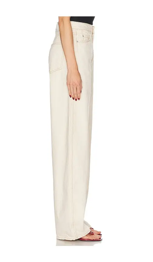 GRLFRND Austen High Rise Curve Jeans - Beige