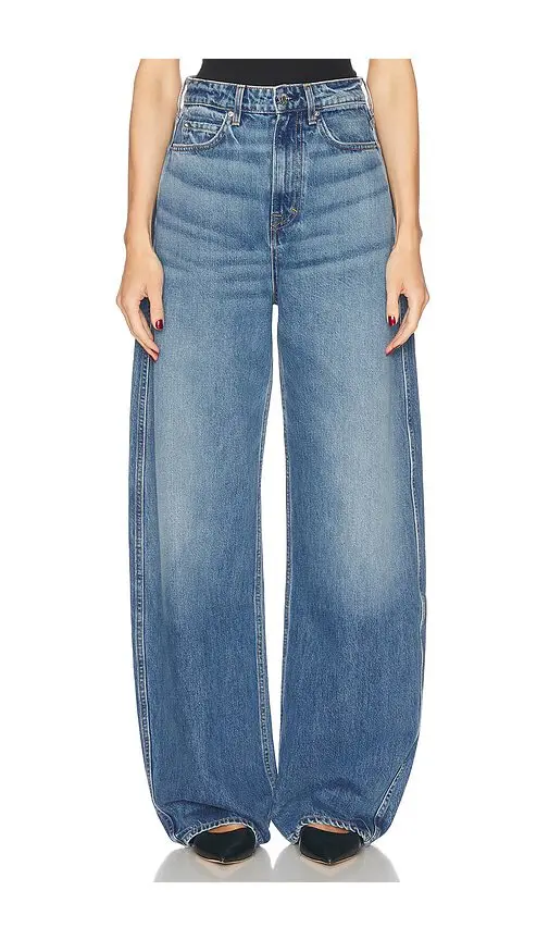 GRLFRND Austen High Rise Curve Jeans - Blue