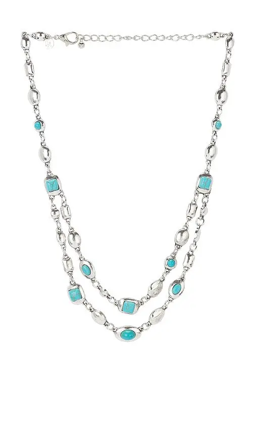 PETIT MOMENTS Dolly Necklace - Metallic Silver