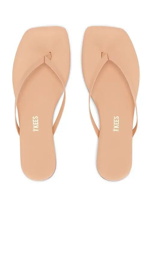 Tkees Square Toe Lily Sandal - Nude