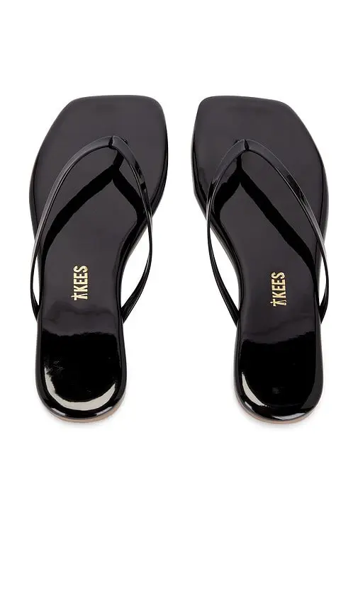 Tkees Square Toe Lily Sandal - Black