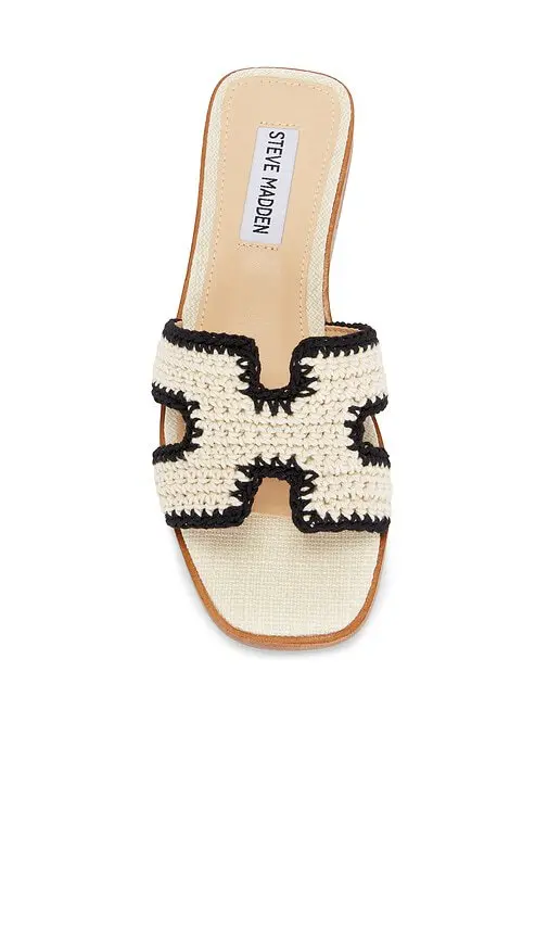 Steve Madden Hadyn-m Crochet Sandals - Cream
