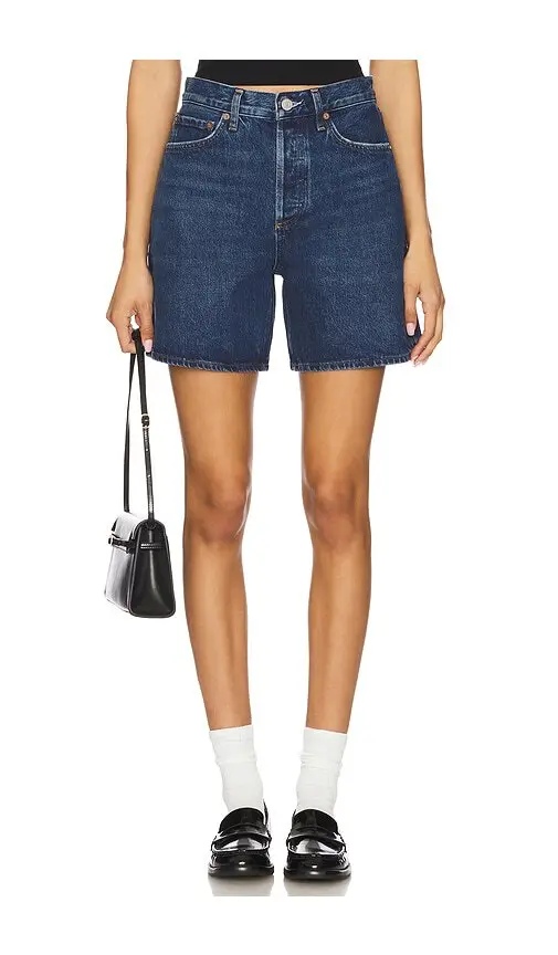 AGOLDE Dame High Rise Baggy Short - Enamour