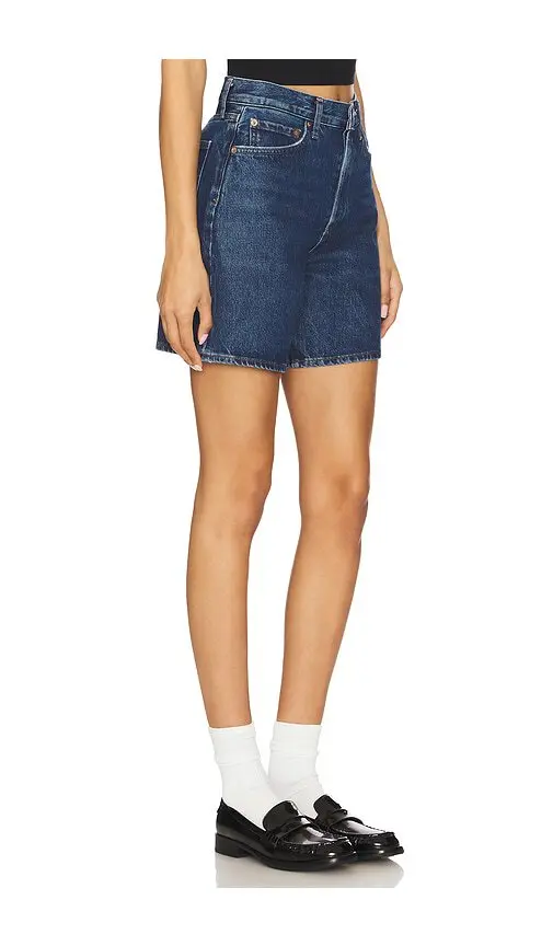 AGOLDE Dame High Rise Baggy Short - Enamour