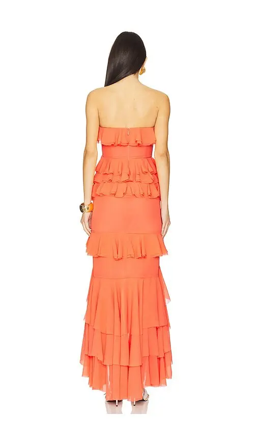 MICHAEL COSTELLO X Oleksandra Gown - Coral