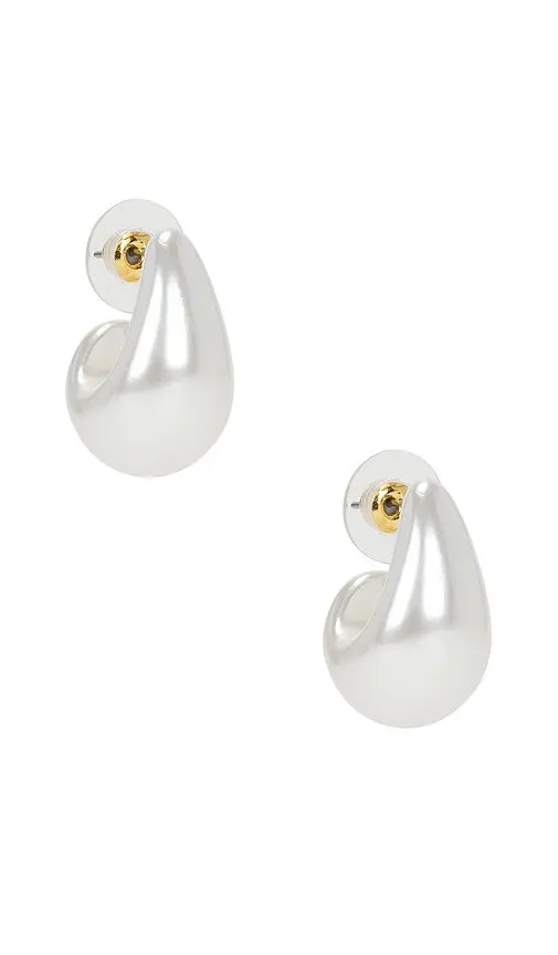 8 Other Reasons Celeste Hoop Earrings - Pearl
