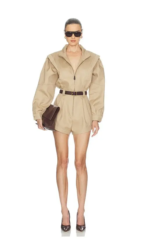 Ronny Kobo Nabil Romper - Khaki