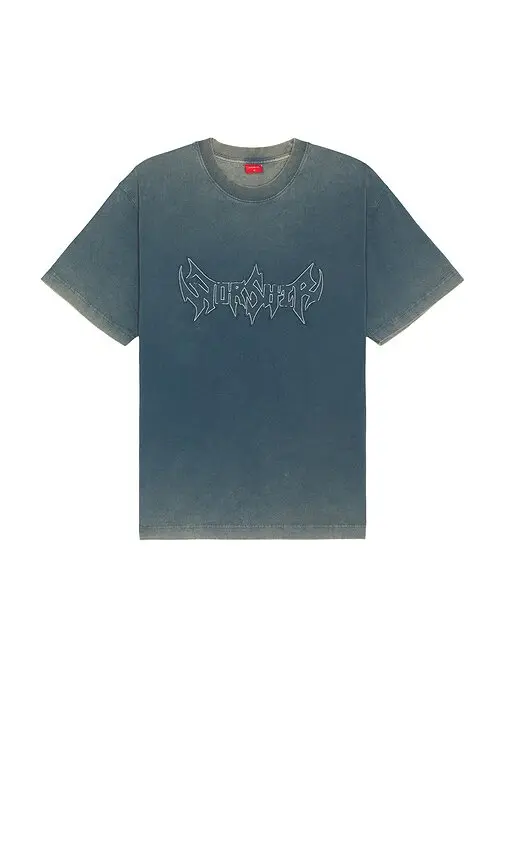 WORSHIP SUPPLIES Summons Tee In Blue - Glazed Blue