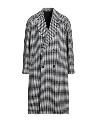 LARDINI Wool And Cashmere Houndstooth Coat