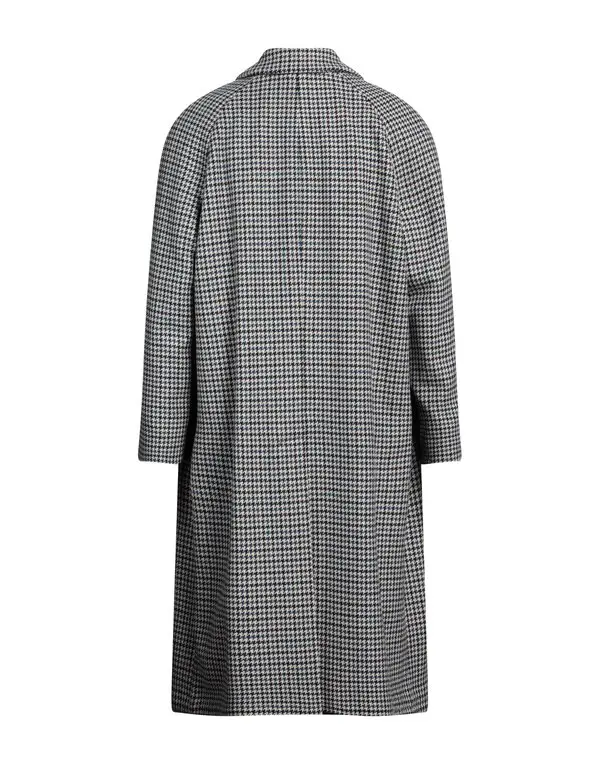LARDINI Wool And Cashmere Houndstooth Coat