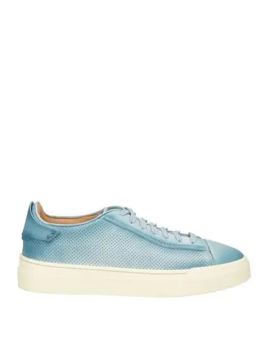 Santoni Low-top Leather Sneakers