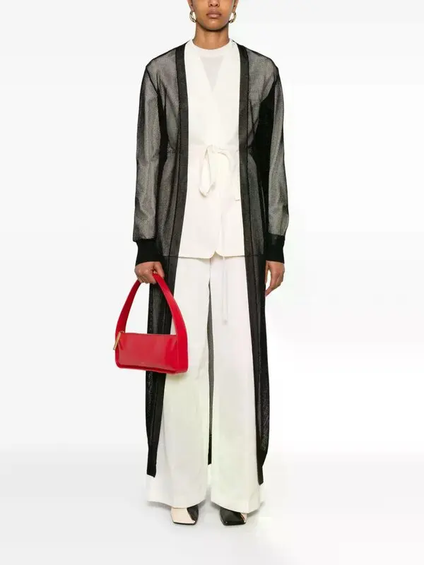 Herno Knitted Coat - Black