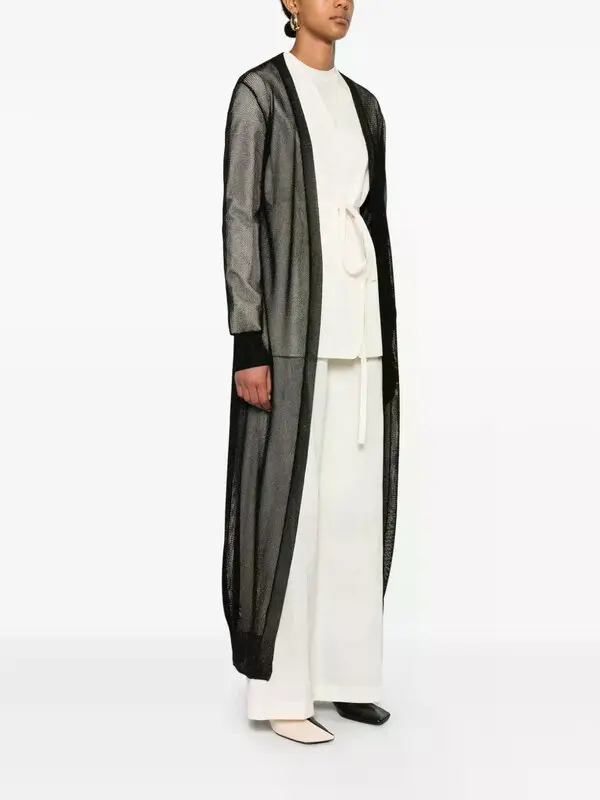 Herno Knitted Coat - Black