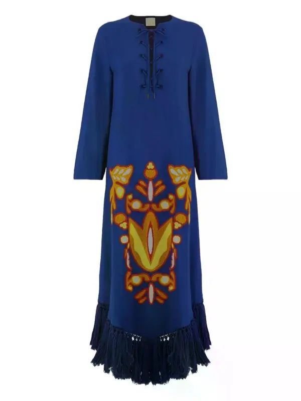 PAULA S Estate Maxi Dress - Blue