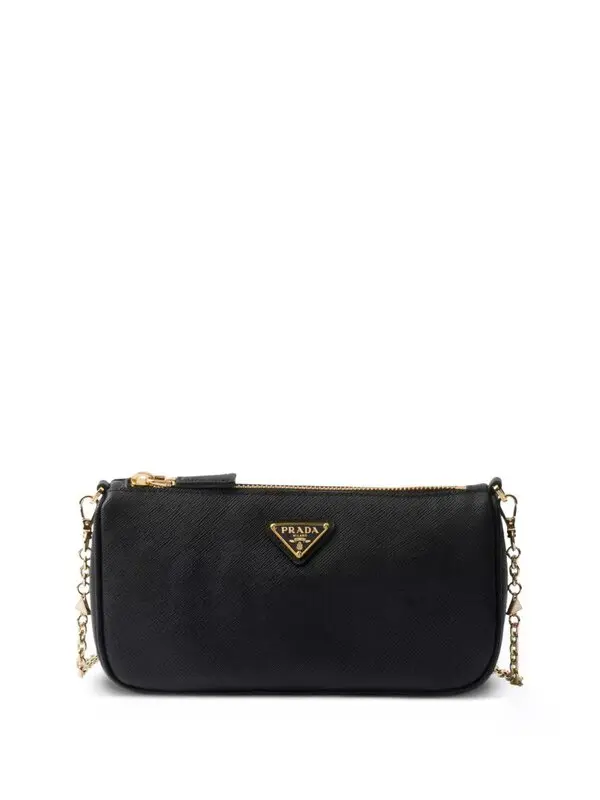 Prada Mini Leather Chain Shoulder Bag