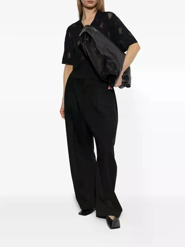 Marni Embroidered Shirt - Black