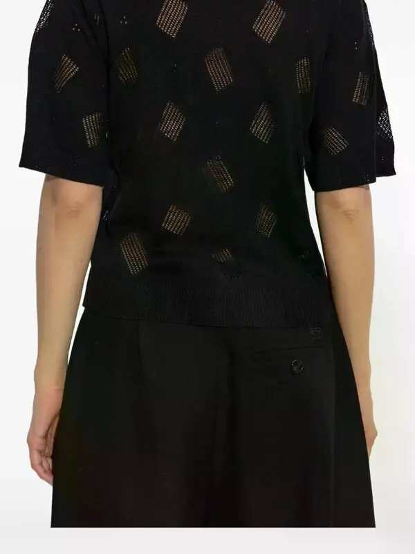 Marni Embroidered Shirt - Black