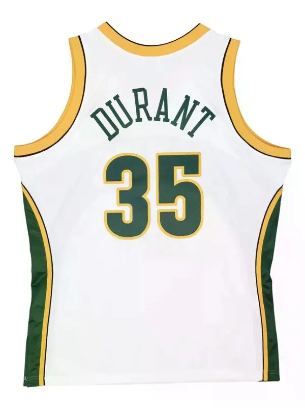 Mitchell & Ness Nba Seattle Supersonics 07 Kevin Durant Authentic Jersey Vest Top - White