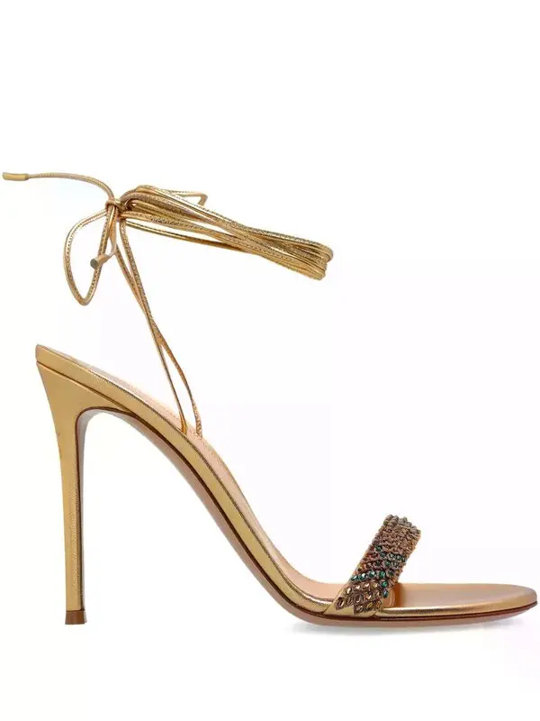 GIANVITO ROSSI 105mm Rhinestone-embellished Sandals