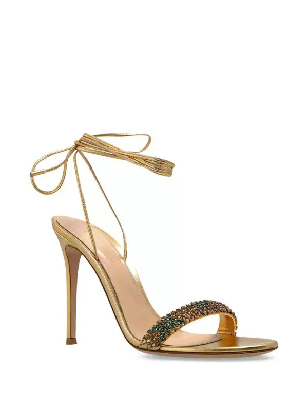 GIANVITO ROSSI 105mm Rhinestone-embellished Sandals