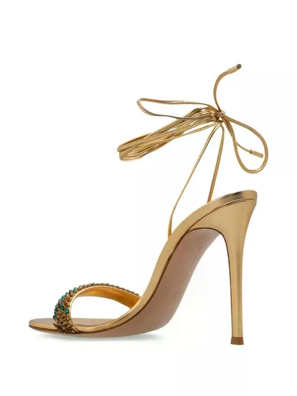 GIANVITO ROSSI 105mm Rhinestone-embellished Sandals