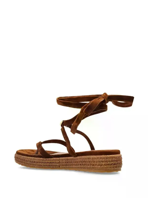 GIANVITO ROSSI Leather Flat Sandals