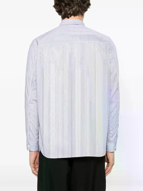 Comme Des Garçons Striped Shirt - Blue