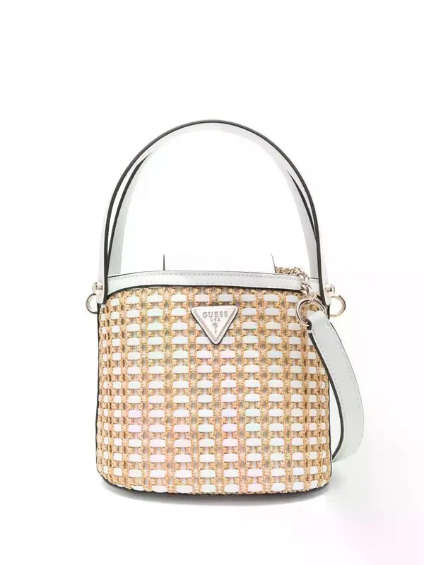 Guess Atalia Bucket Bag - White