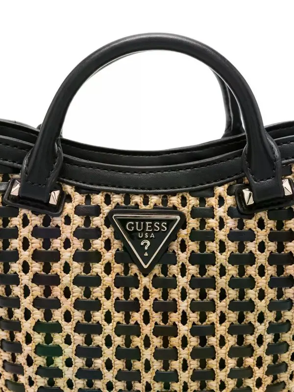 Guess Atalia Mini Tote Bag In Black - 10% Off | Editorialist