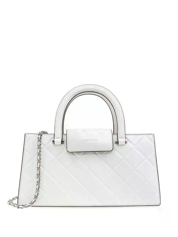 Tory Burch Logo-embossed Handbag - White