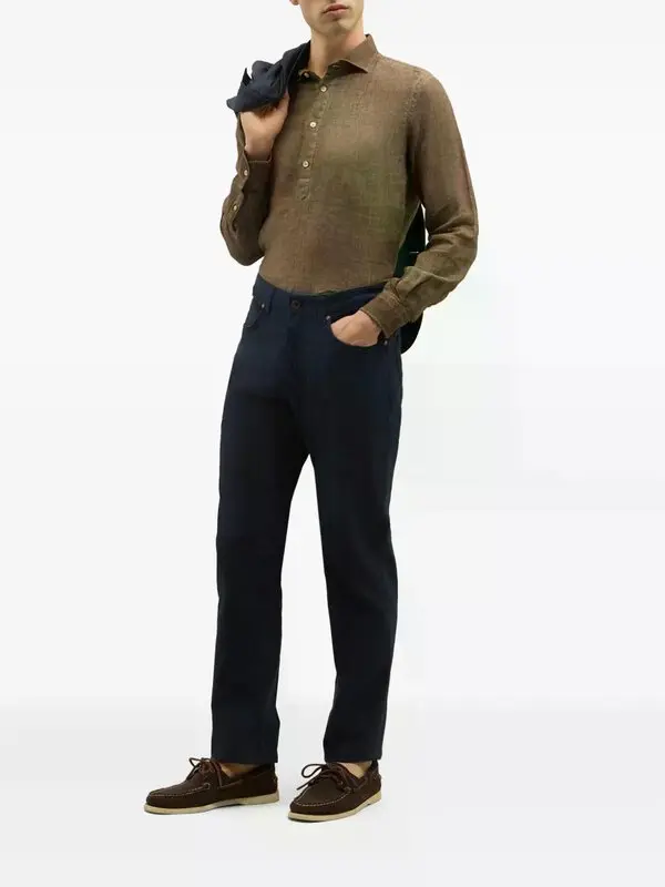 Boglioli Straight-leg Trousers - Blue