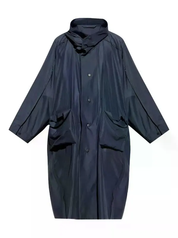 Issey Miyake Nylon Coat - Blue