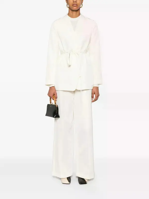 JOSEPH Victor Belted Blazer - Neutrals