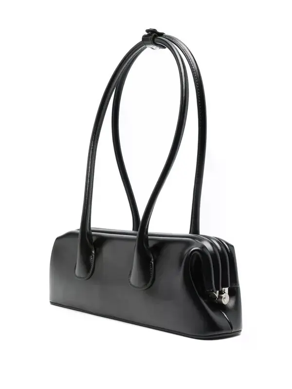 OSOI Mini Boat Wide Shoulder Bag - Black